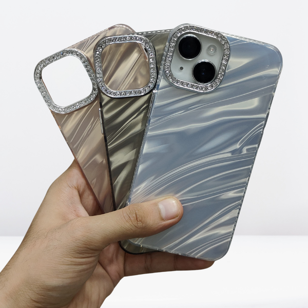 Premium Girlish Shimmer Case for iPhone 14/15 Series – Cases N Straps