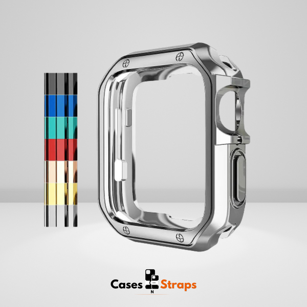 Silicone Bumper Protective Case Silver Color – Cases N Straps