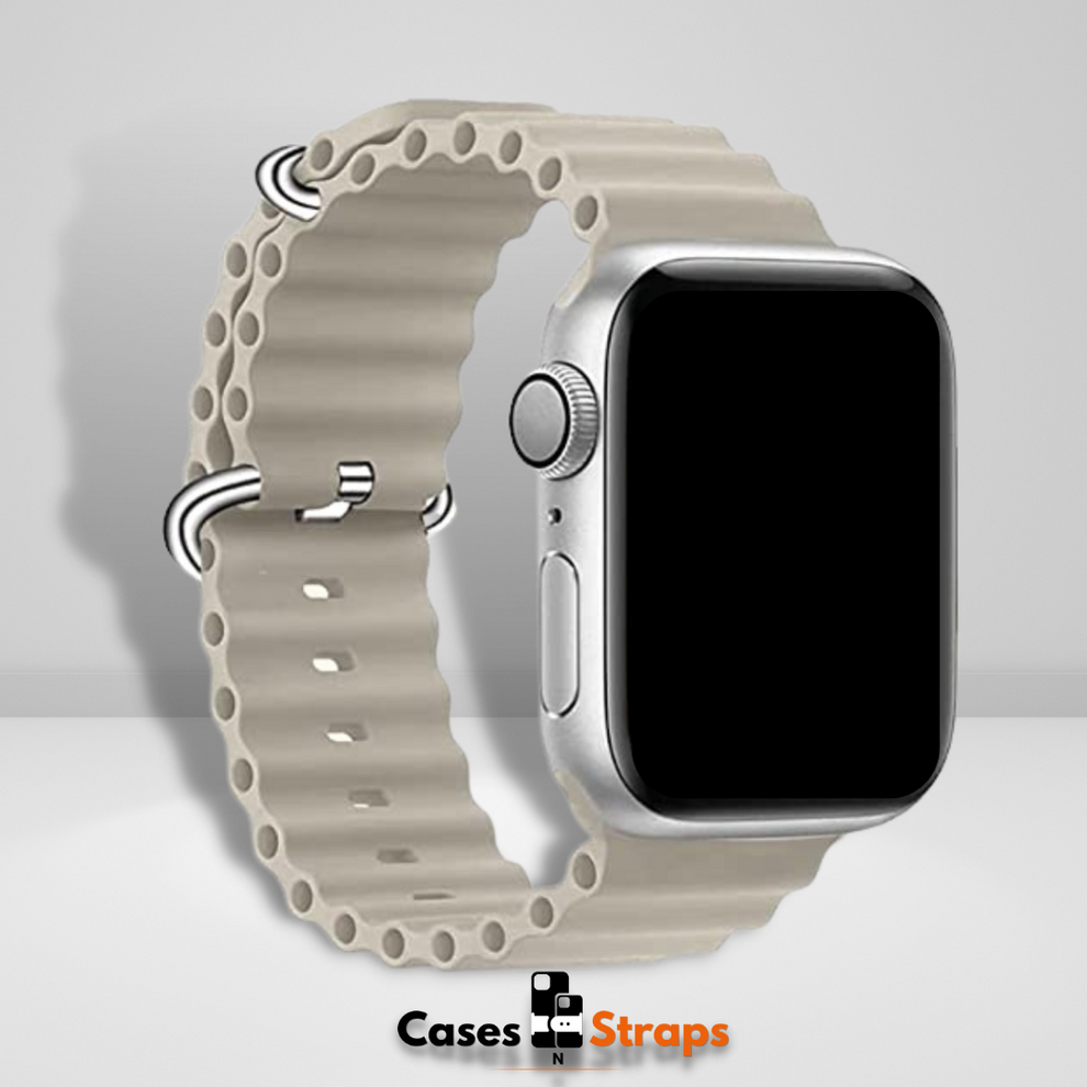 Silicone Ocean Watch Strap Starlight Color (Watch Not Included) – Cases ...