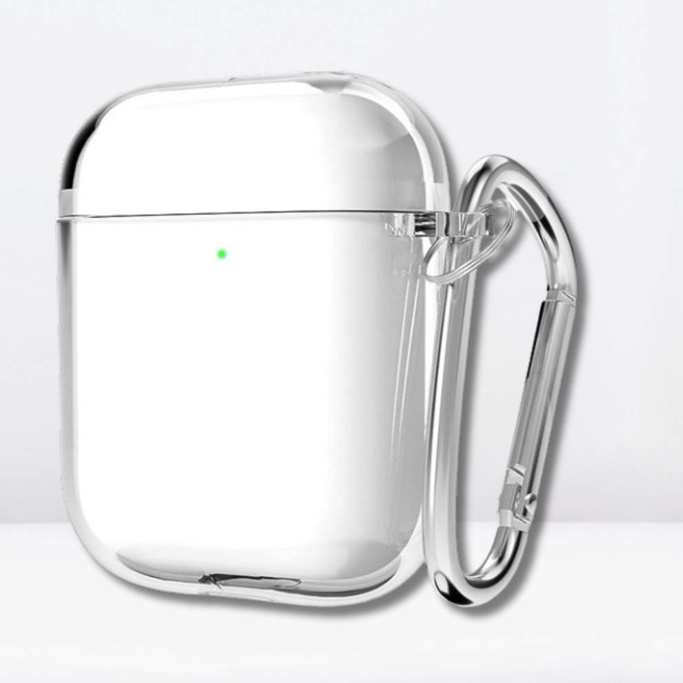 Silicone Transparent Clear AirPod 1/2 Case – Cases N Straps